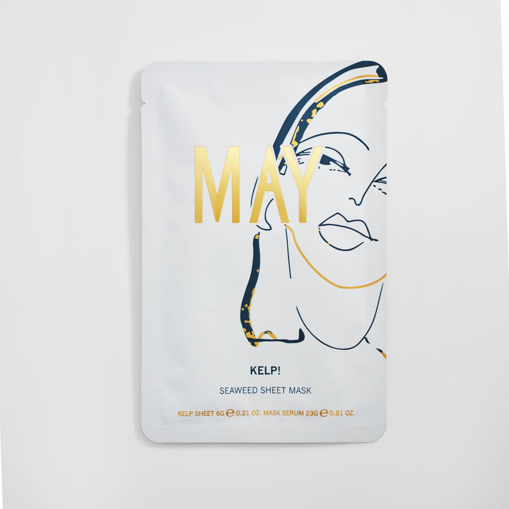 Kelp! Seaweed Sheet Mask – MAY Botanicals Skincare